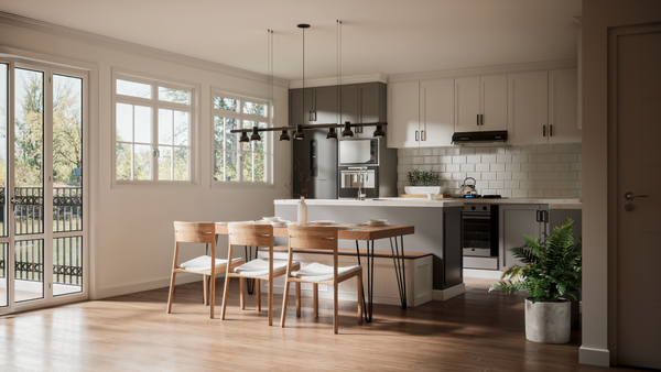 Custom Farmhouse Straight Bench with Storage | MyCornerBench