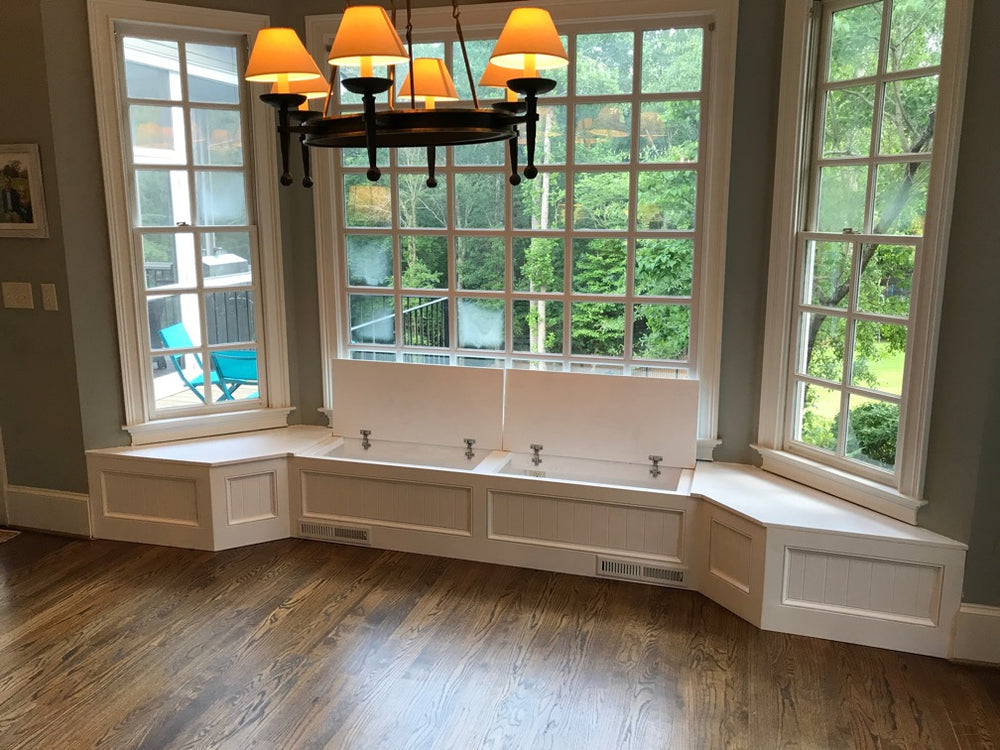 Traditional Bay Window Seat – Custom Bench Design